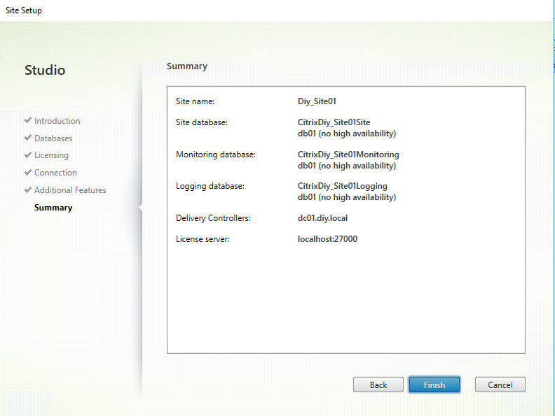 Installation and Configuration of Delivery Controller