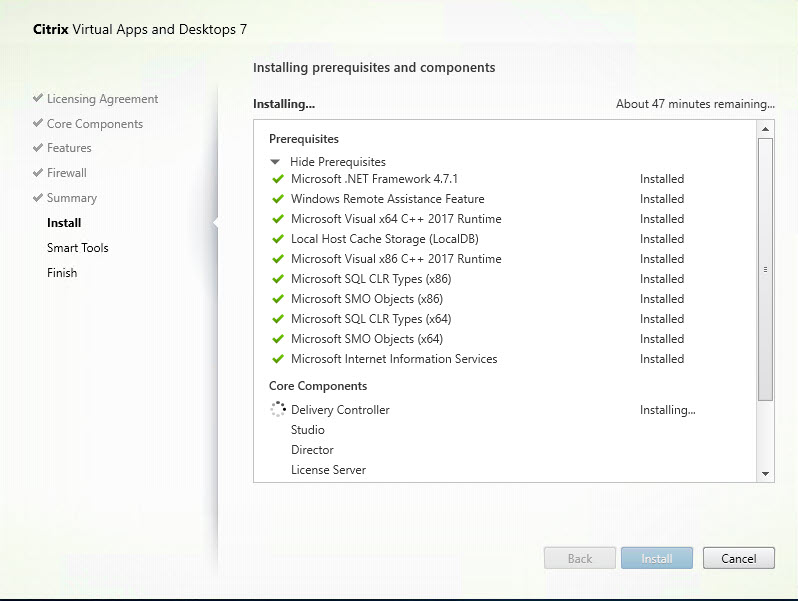 Installation and Configuration of Delivery Controller